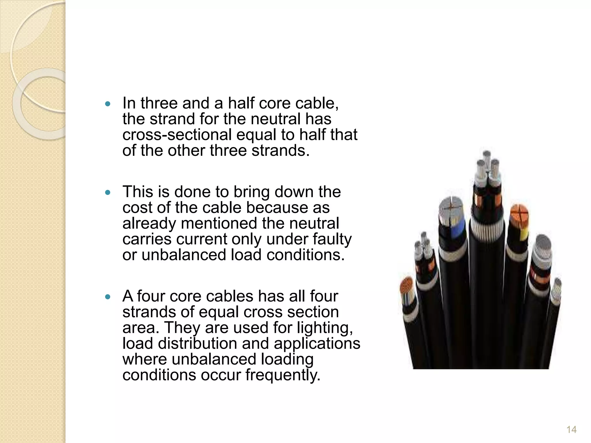 Types of cables | PPTX