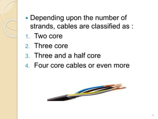 Types of cables | PPTX