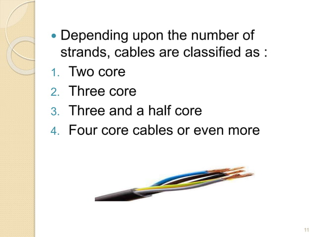 Types of cables | PPTX