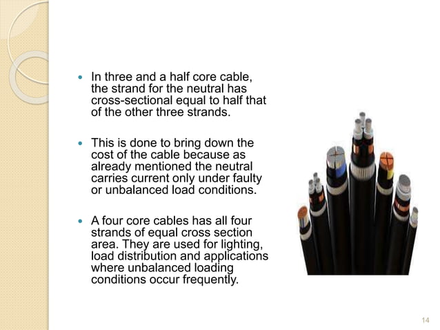 Types of cables | PPTX