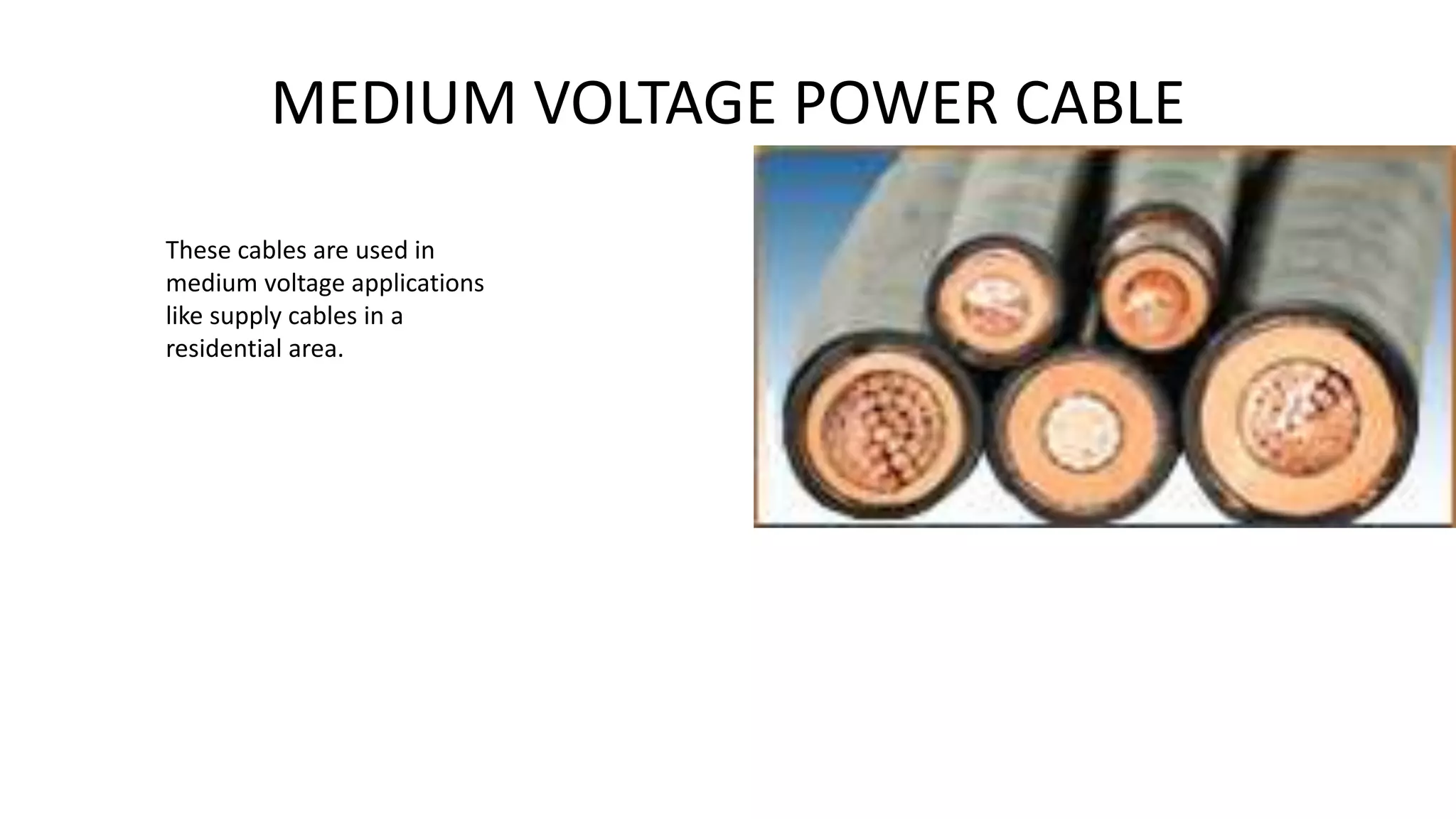 Types of cables | PPTX