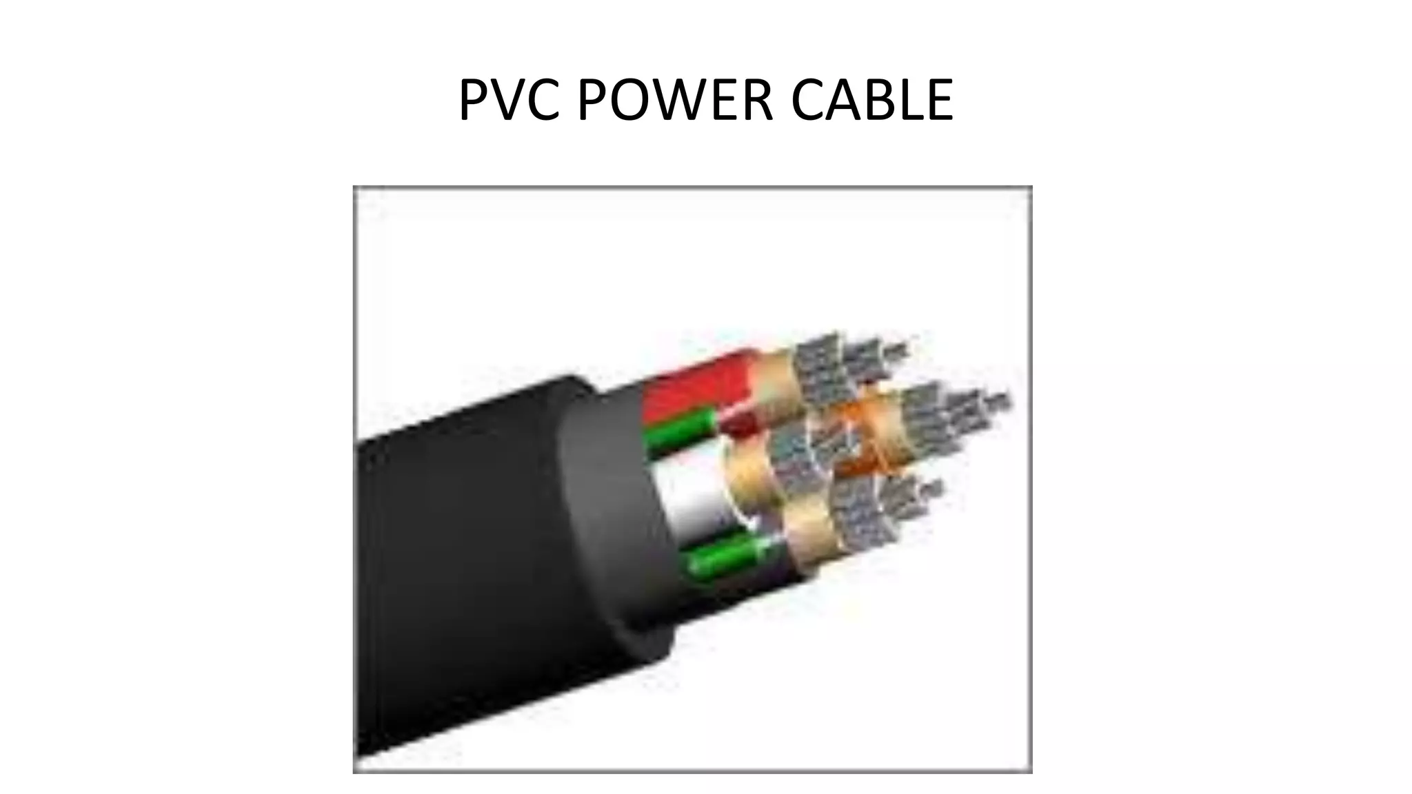 Types of cables | PPTX