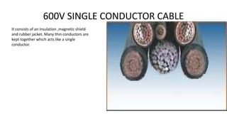 Types of cables | PPTX