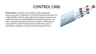Types of cables | PPTX