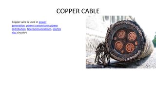 Types of cables | PPTX