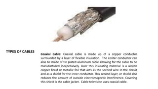 Types of cables | PPTX