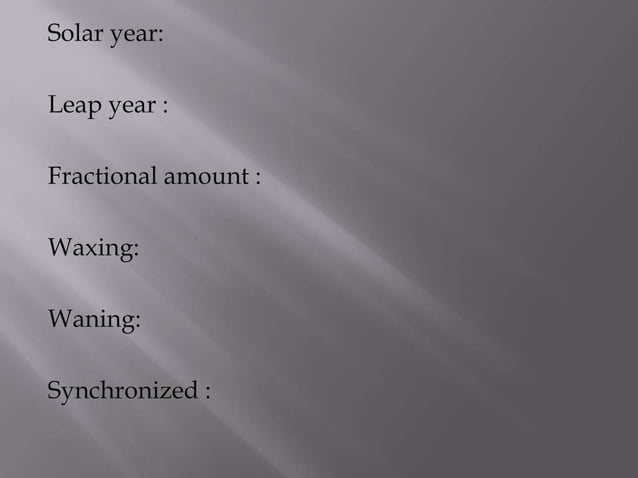 Types of calendar | PPT