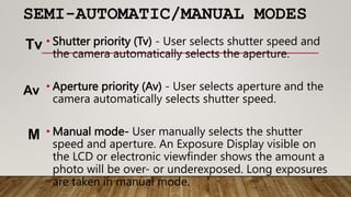 Types of Camera (Old school VS New School | PPT