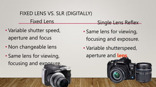 Types of Camera (Old school VS New School | PPTX