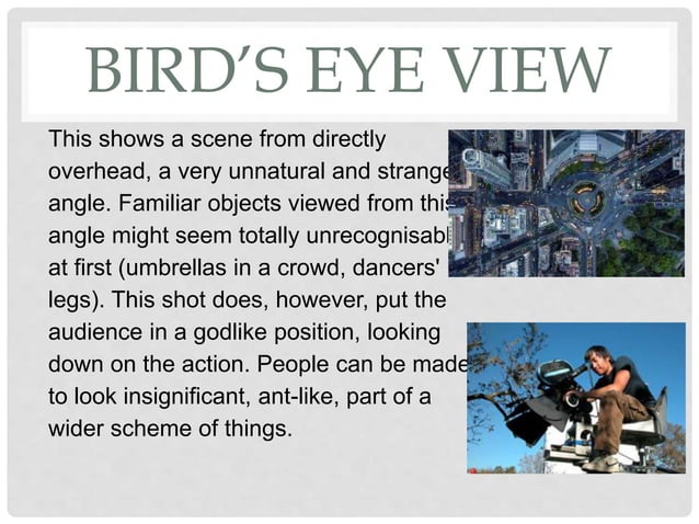 Types of camera angles | PPTX