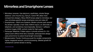 Types of Camera Lenses UGC NET Mass Communication | PPTX