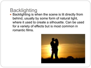 Types of Camera and Lighting in Media | PPTX