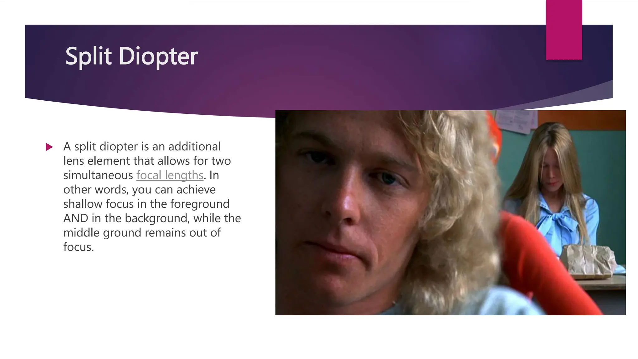 An Introduction to Types of Camera Shot Focus | PPTX