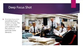 An Introduction to Types of Camera Shot Focus | PPTX