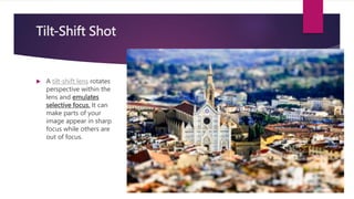 An Introduction to Types of Camera Shot Focus | PPTX