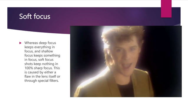 An Introduction to Types of Camera Shot Focus | PPTX