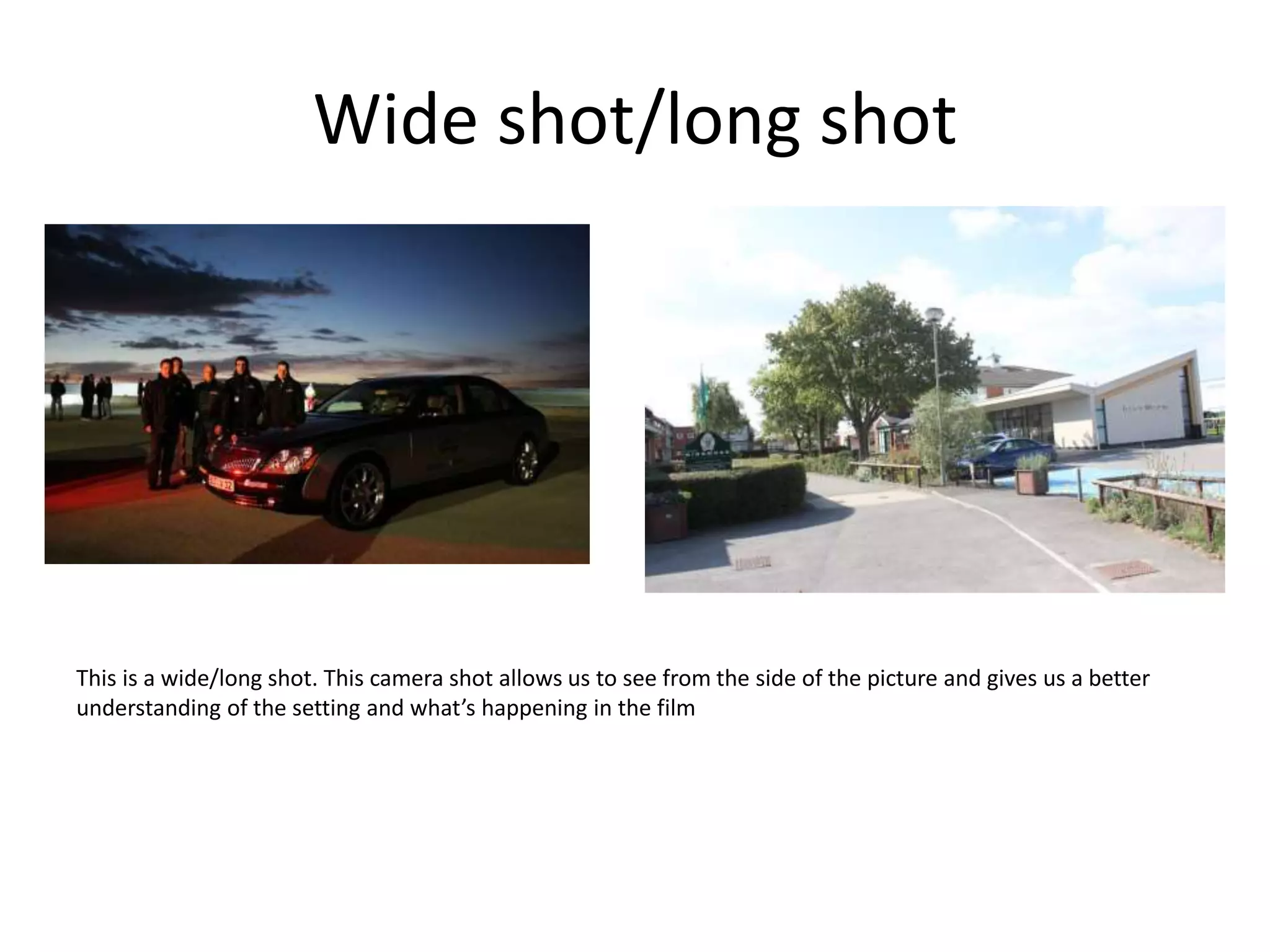 Types of camera shots, Media A-level | PPTX