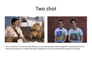Types of camera shots, Media A-level | PPTX