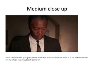 Types of camera shots, Media A-level | PPTX