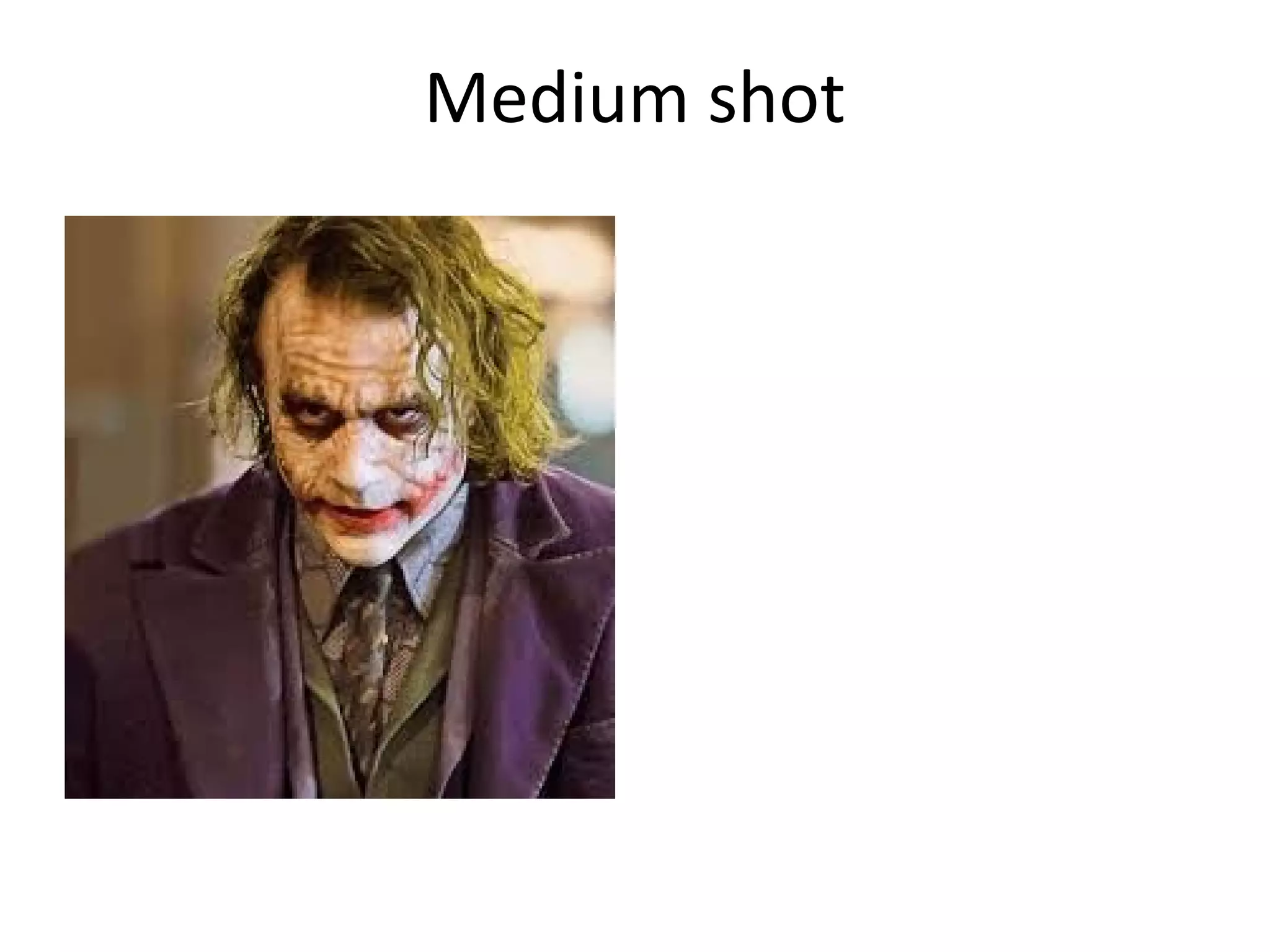 Types of camera shots, media a-level | ODP