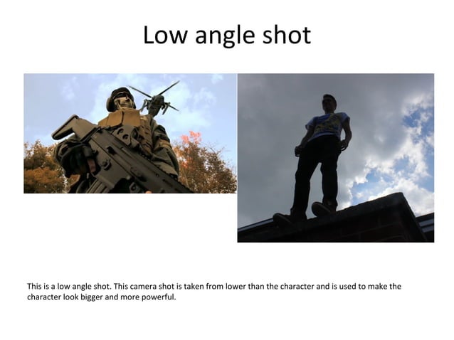 Types of camera shots, media a-level | ODP | Photography | Arts and Crafts