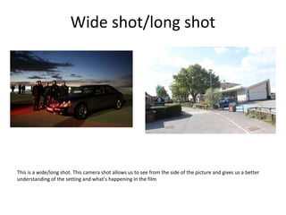 Types of camera shots, media a-level | ODP