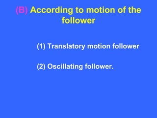 Types of cams and follower | PPT