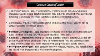 Types of Cancer its intro and difference between normal and cancerous ...