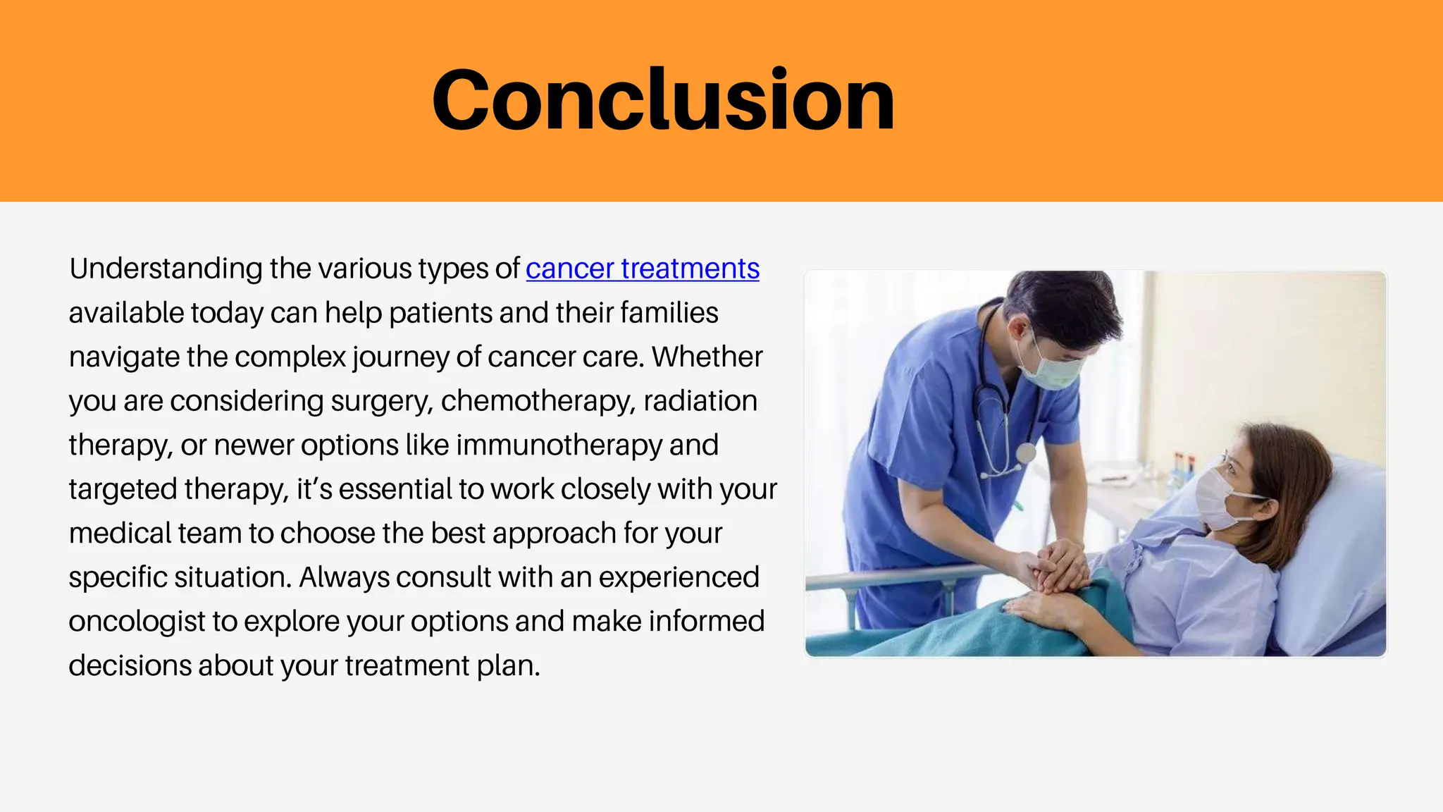 Types of Cancer Treatments | Forms of cancer treatment | PPTX