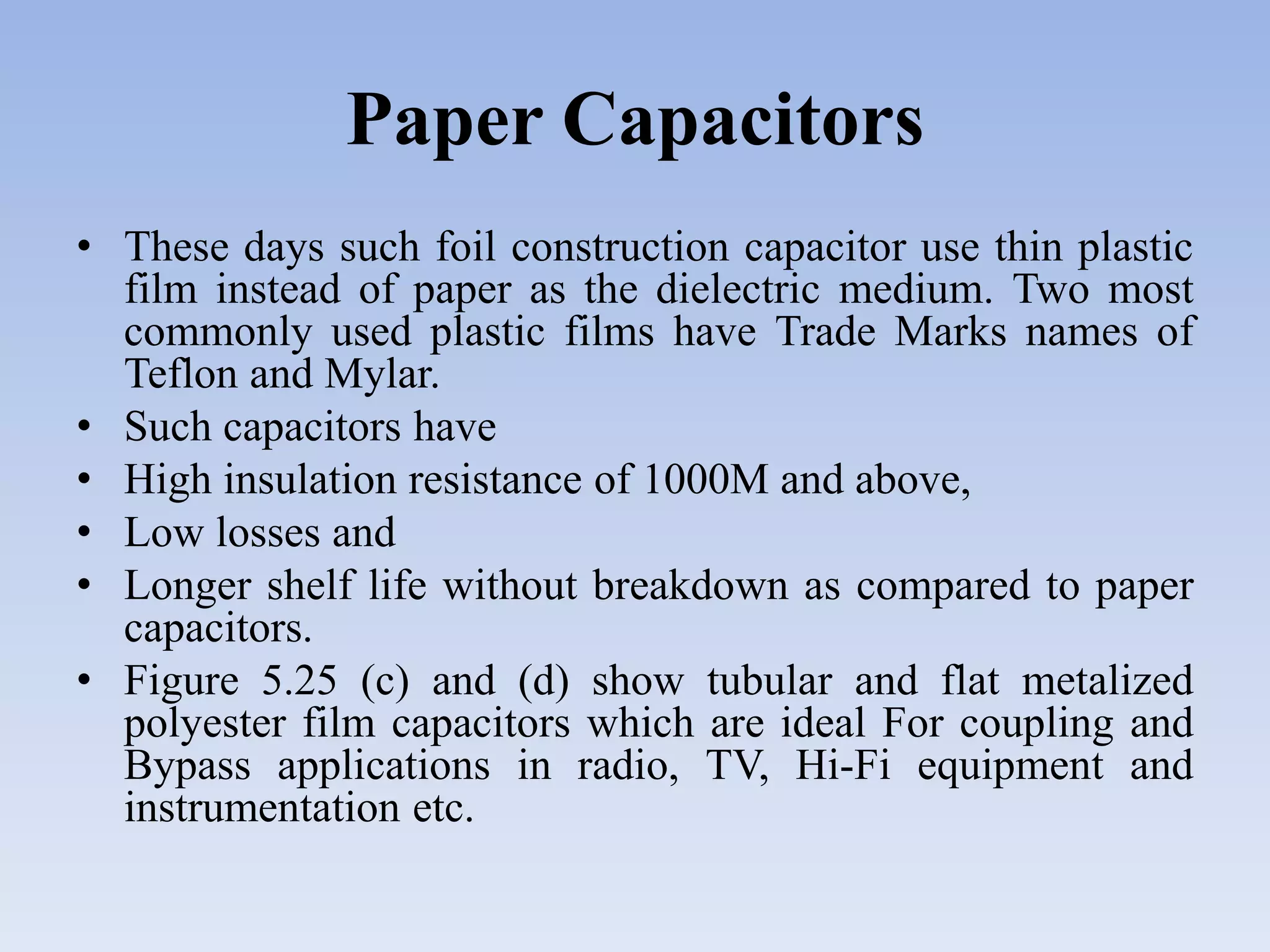 Types of capacitors | PPTX