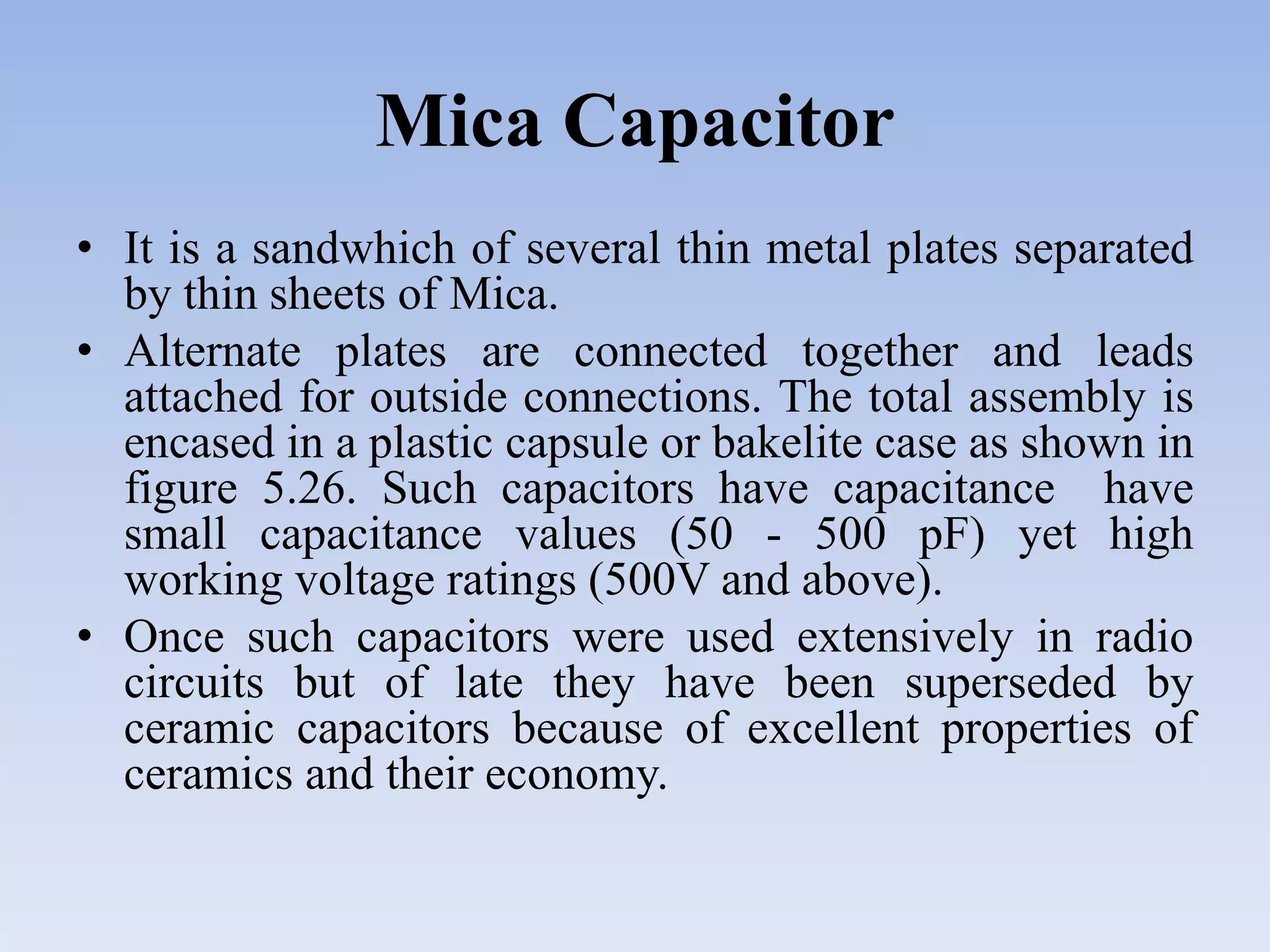 Types of capacitors | PPTX