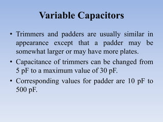 Types of capacitors | PPTX