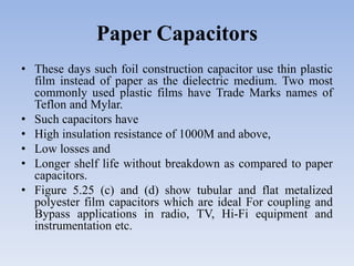 Types of capacitors | PPTX