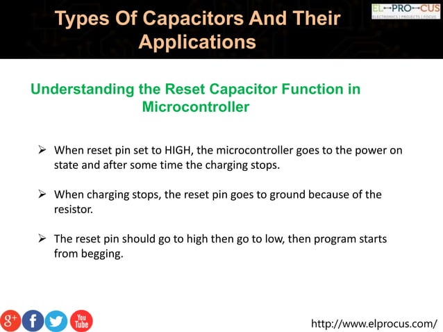 Types Of Capacitors And Their Applications | PPTX