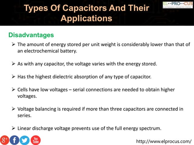 Types Of Capacitors And Their Applications | PPTX