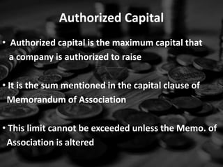 Types of capital | PPTX