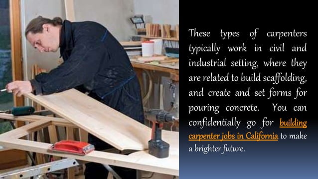 Types of carpentry jobs to begin career | https://carpentersonly.com ...