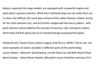 Types of cars | PPTX