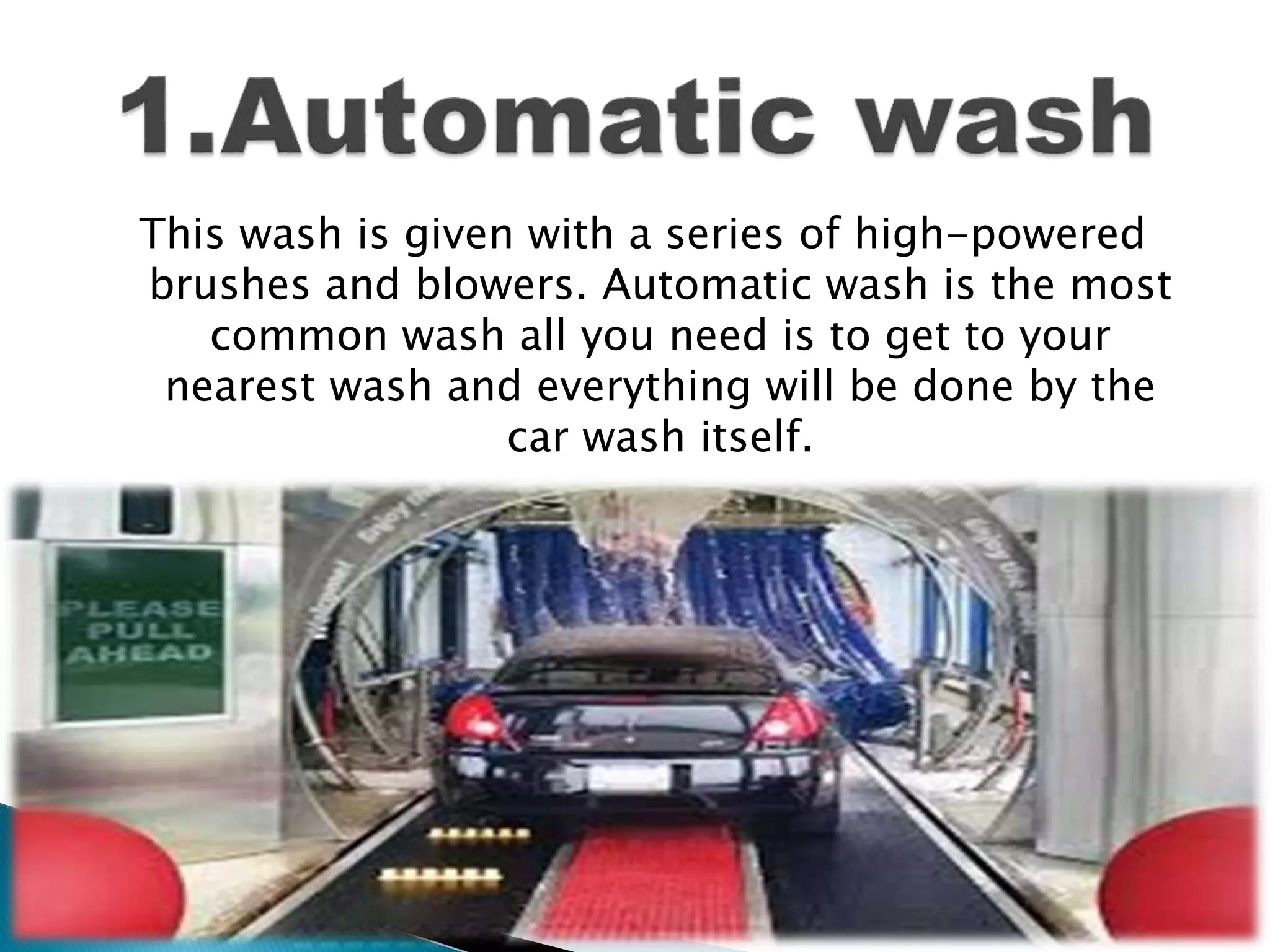 Types of car washes . | PPT