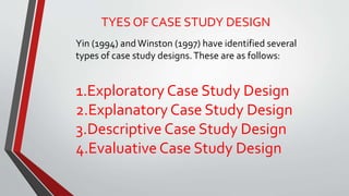 Types of case study | PPTX