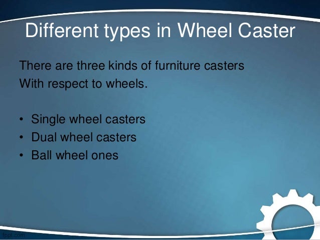 The Different Types Of Caster Wheels: A Brief Guide – YLEAV