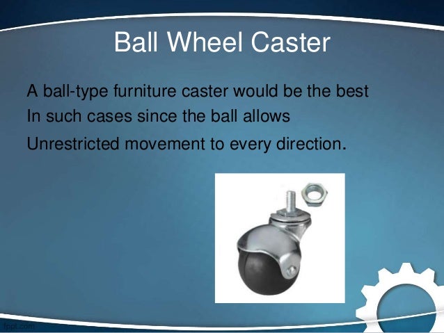 Types of caster wheels
