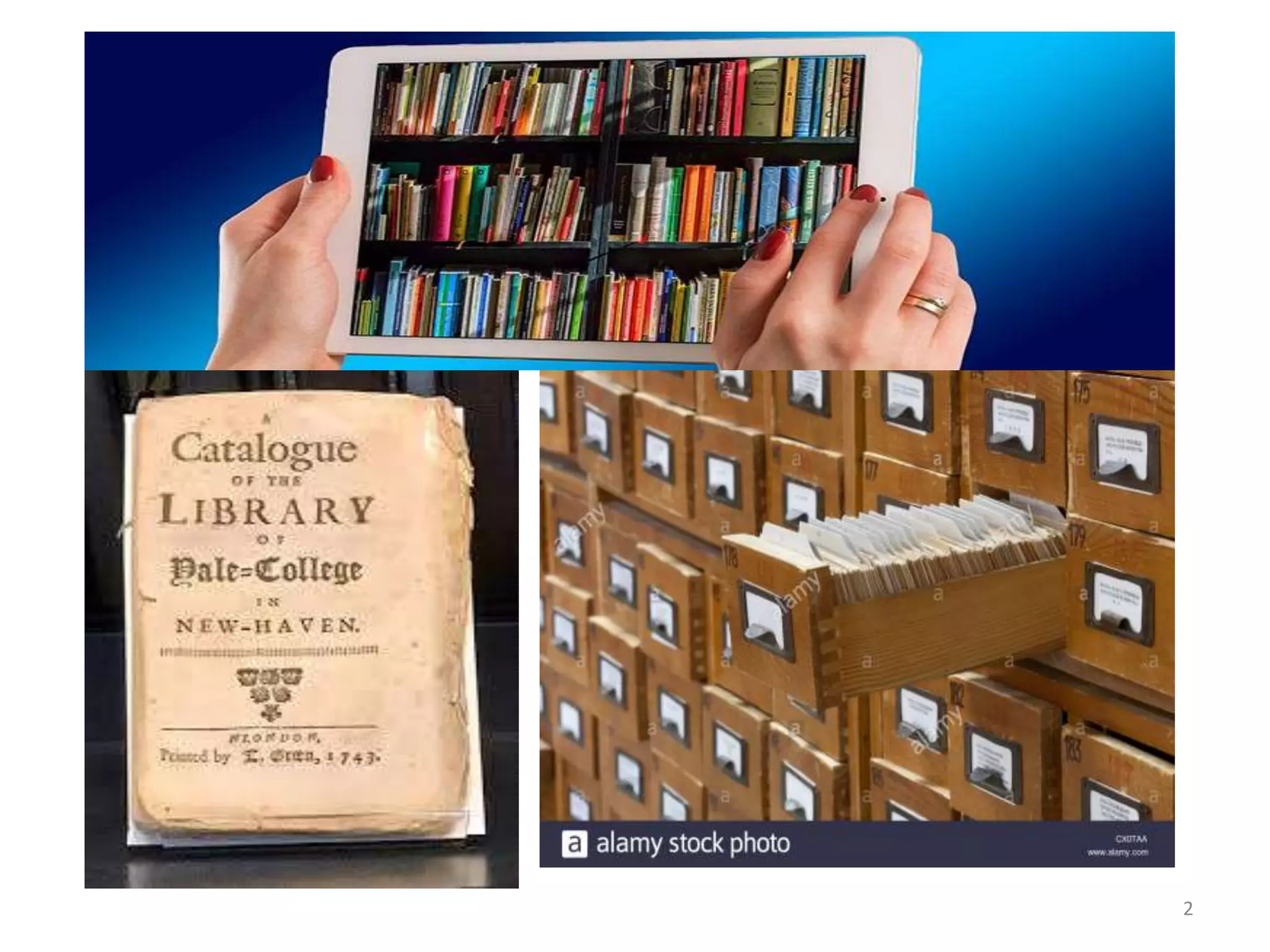 TYPES OF LIBRARY CATALOGUES | PPTX