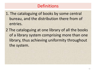 TYPES OF LIBRARY CATALOGUES | PPTX