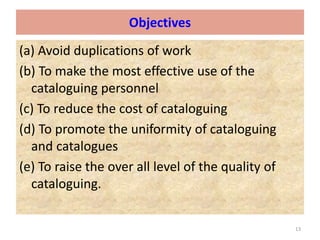 TYPES OF LIBRARY CATALOGUES | PPTX