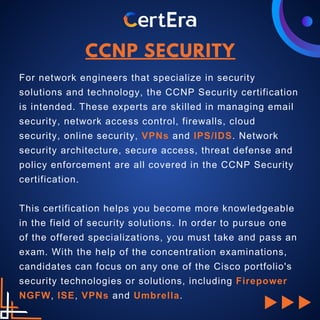 "Exploring the Diverse World of CCNP Certifications" .pdf | Information and Network Security ...