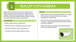 Types of cctv cameras | PPTX