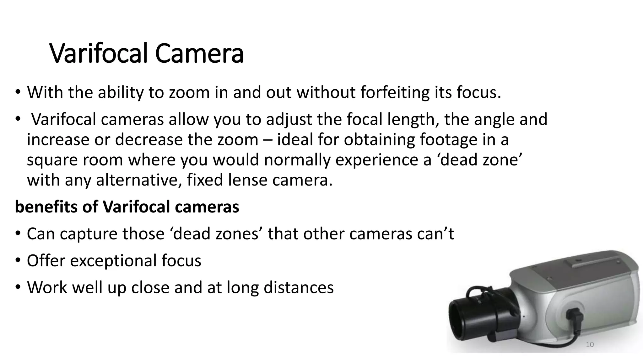 Types of cctv camera | PPTX