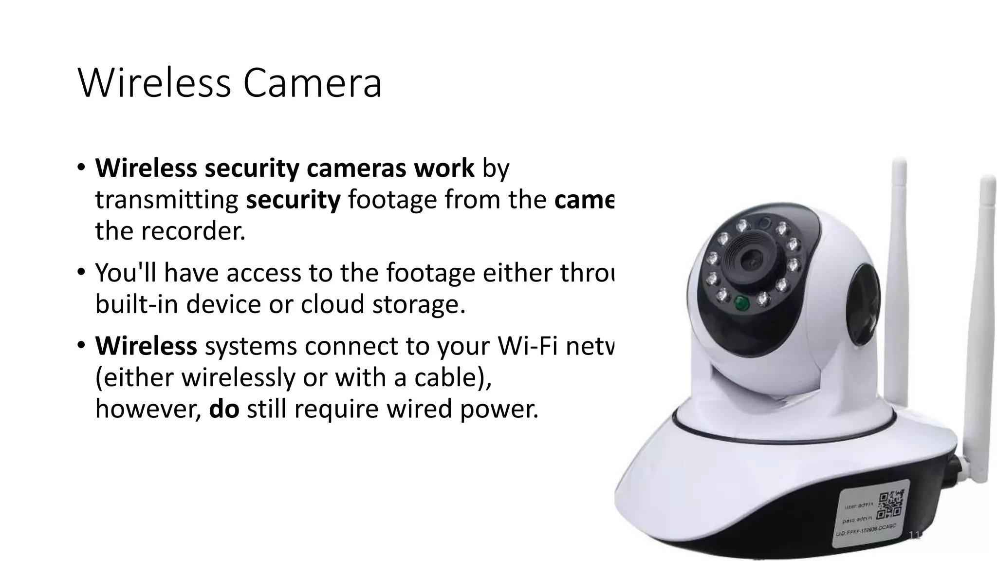 Types of cctv camera | PPTX