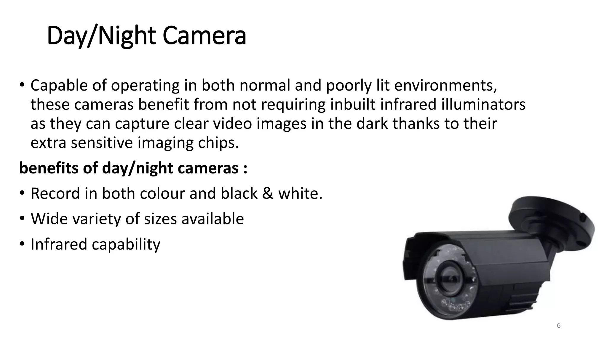 Types of cctv camera | PPTX